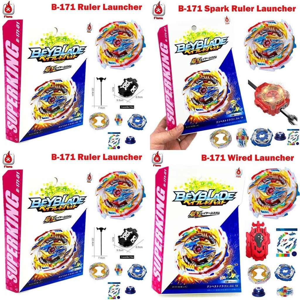 Superking ・ B-171 ・ Tempest Dragon ・ Cm ・ 1A ・ Single Beyblade Full ...