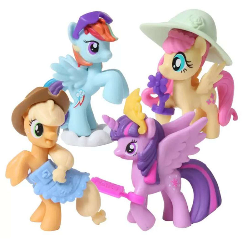 Hasbro My Little Pony 5cm Story Cartoon Figure for Children Kid Unicorn ...