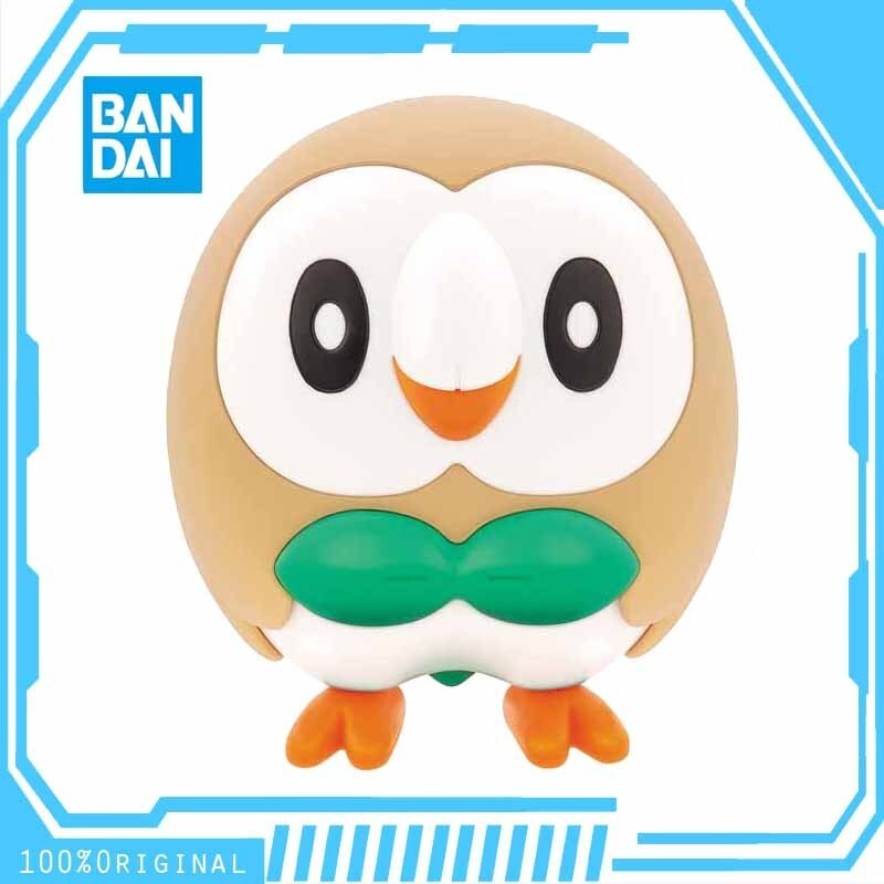 BANDAI Original ANIME Pokémon Kit Quick Rowlet Assembly Plastic ...