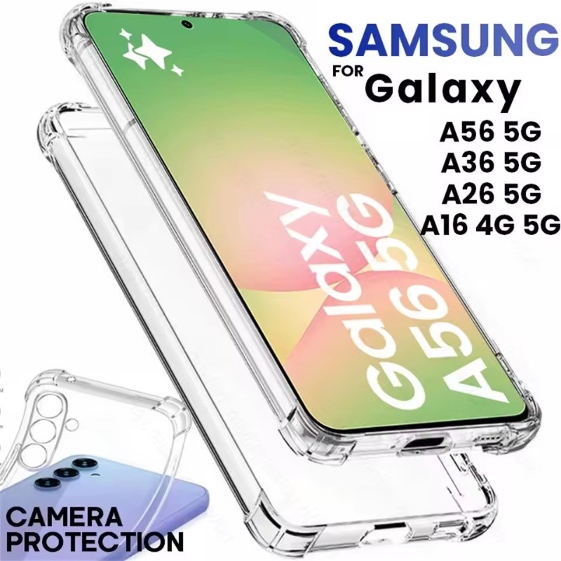 Ốp Điện Thoại Trong Suốt Chống Sốc Cho Samsung ss Galaxy A56 A55 A54 A36 A35 A26 A25 A15 A14 A06 ...
