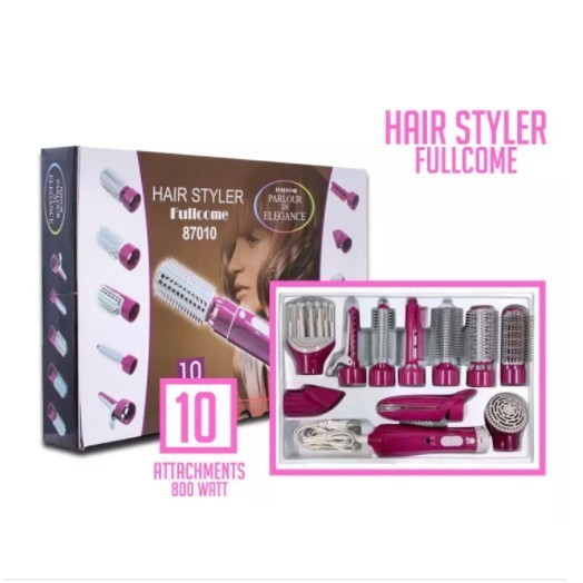 Top ONE STORE Hair Styler Fullcome 87010 (hồng) | Shopee Việt Nam