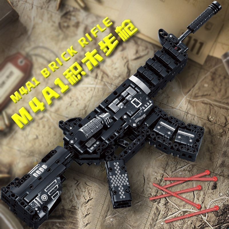 Tương thích với khối xây dựng súng tấn công LEGO MP5 M4A1 | Shopee Việt Nam