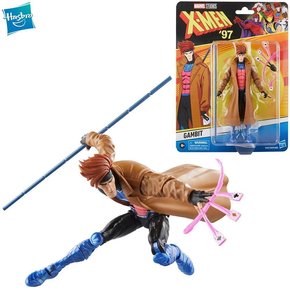 Hasbro Legends Gambit X-Men 97 Animated Series 6 Inch Action Figures ...