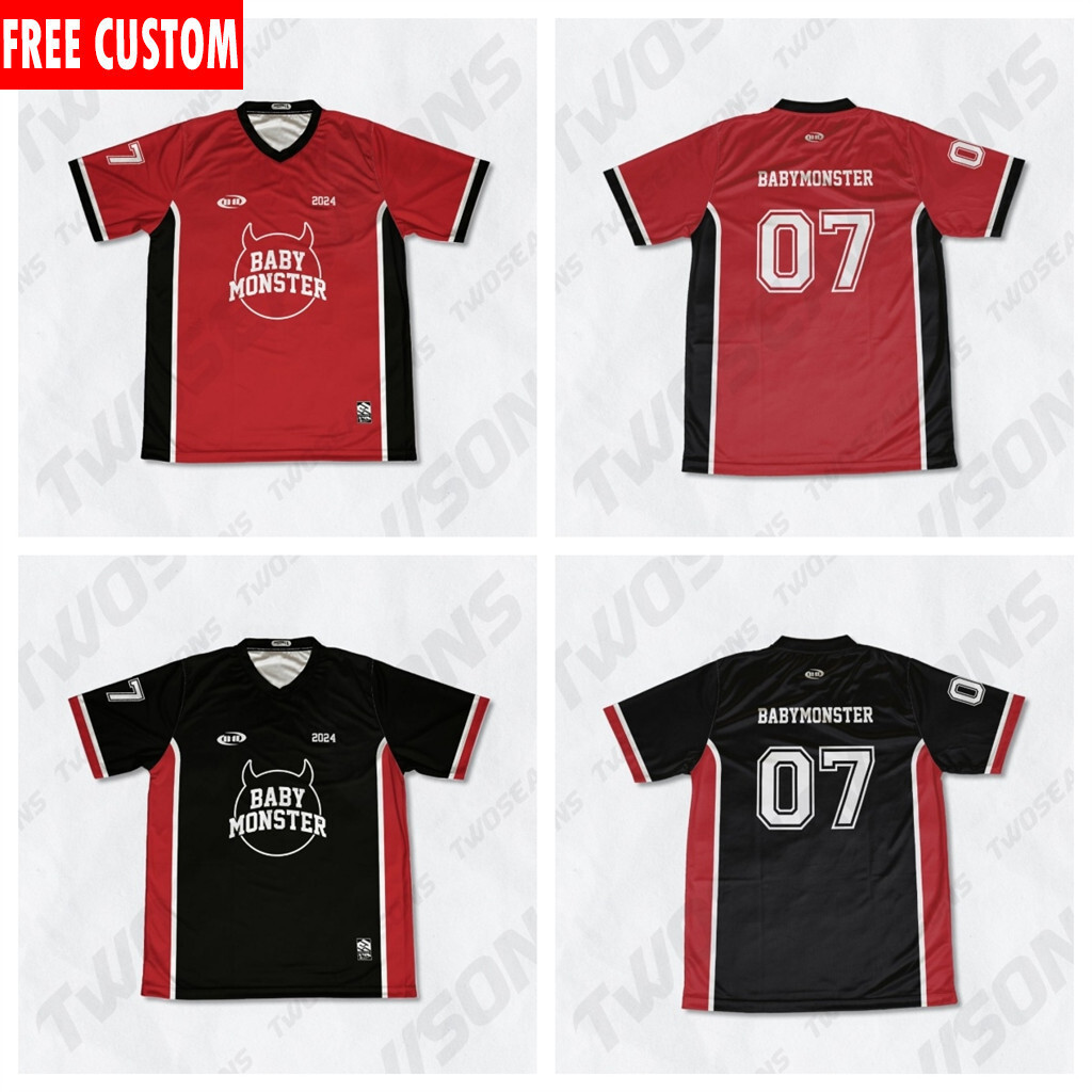 [Tên tùy chỉnh miễn phí] MERAH Babymonster Hello Monsters Baemon ...