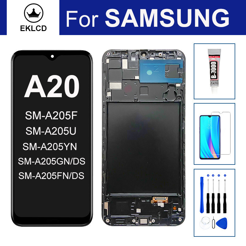 Lcd Cho Samsung Galaxy A20 A205 SM-A205F A205GN A205U Màn Hình Hiển Thị ...