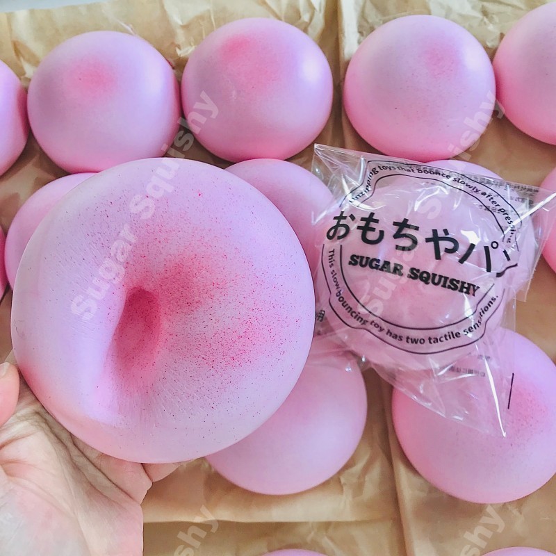 Sugar Squishy Sticky Bottom Pink Buns Squishy tăng chậm | Shopee Việt Nam