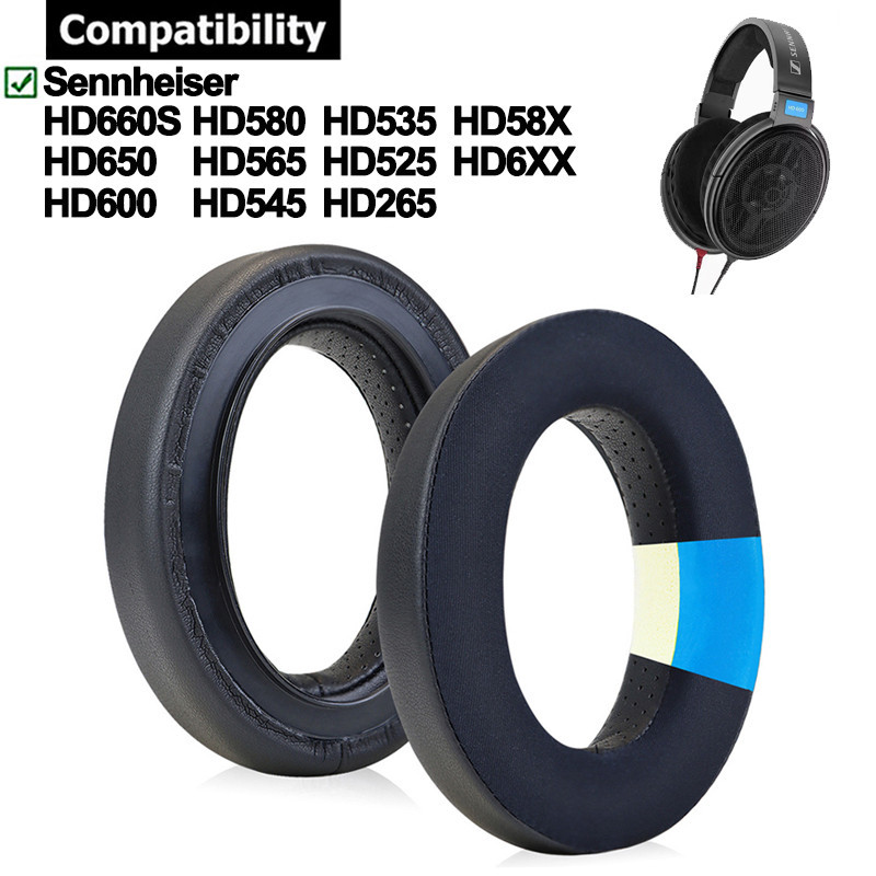 Miếng Đệm Tai Gel Làm Mát Cho Sennheiser HD660S HD650 HD600 HD580 HD565 ...