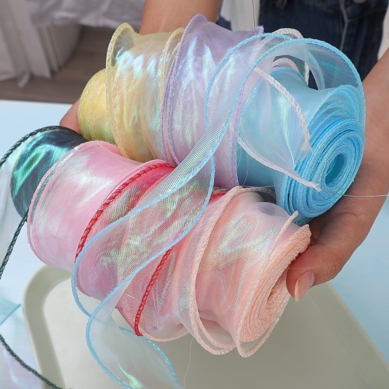 [Nổi bật] Ruy băng Satin tưởng tượng - Ruy băng sợi đuôi cá - Sợi lưới ...