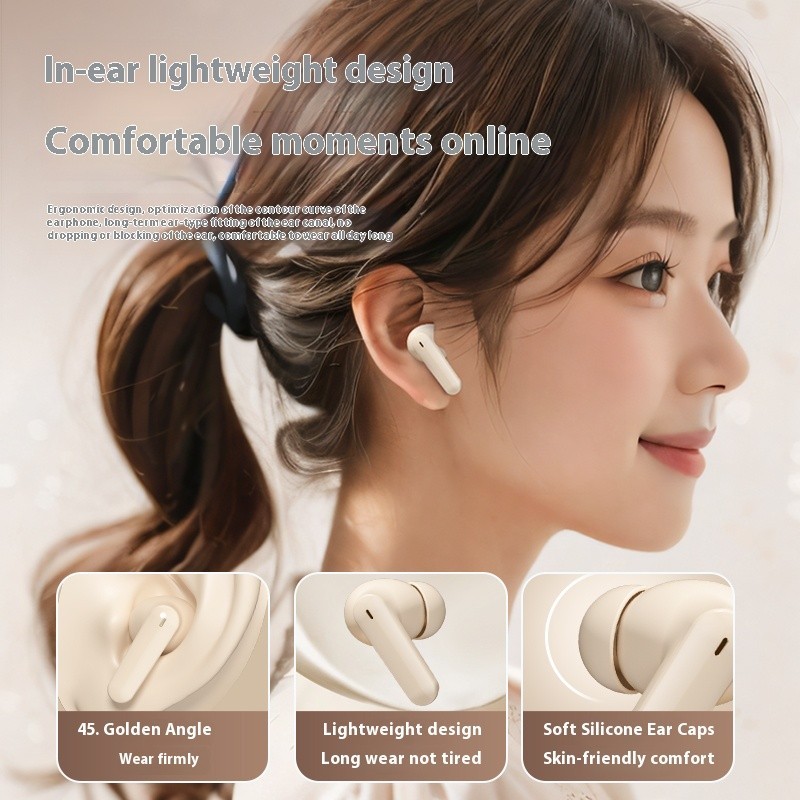 TZUZL tws Tai nghe Bluetooth chính hãng Tai nghe không dây 5.4 Tai nghe Bluetooth Điều khiển cảm ...