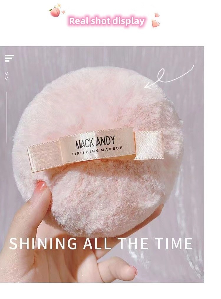 Mack andy ins peach highlight ball powder puff oil control waterproof ...