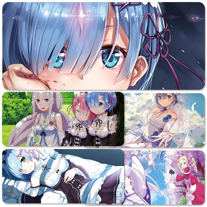 Tấm lót chuột phong cách mới Re: Zero Rem Ram Re: Zero-Starting Life in ...