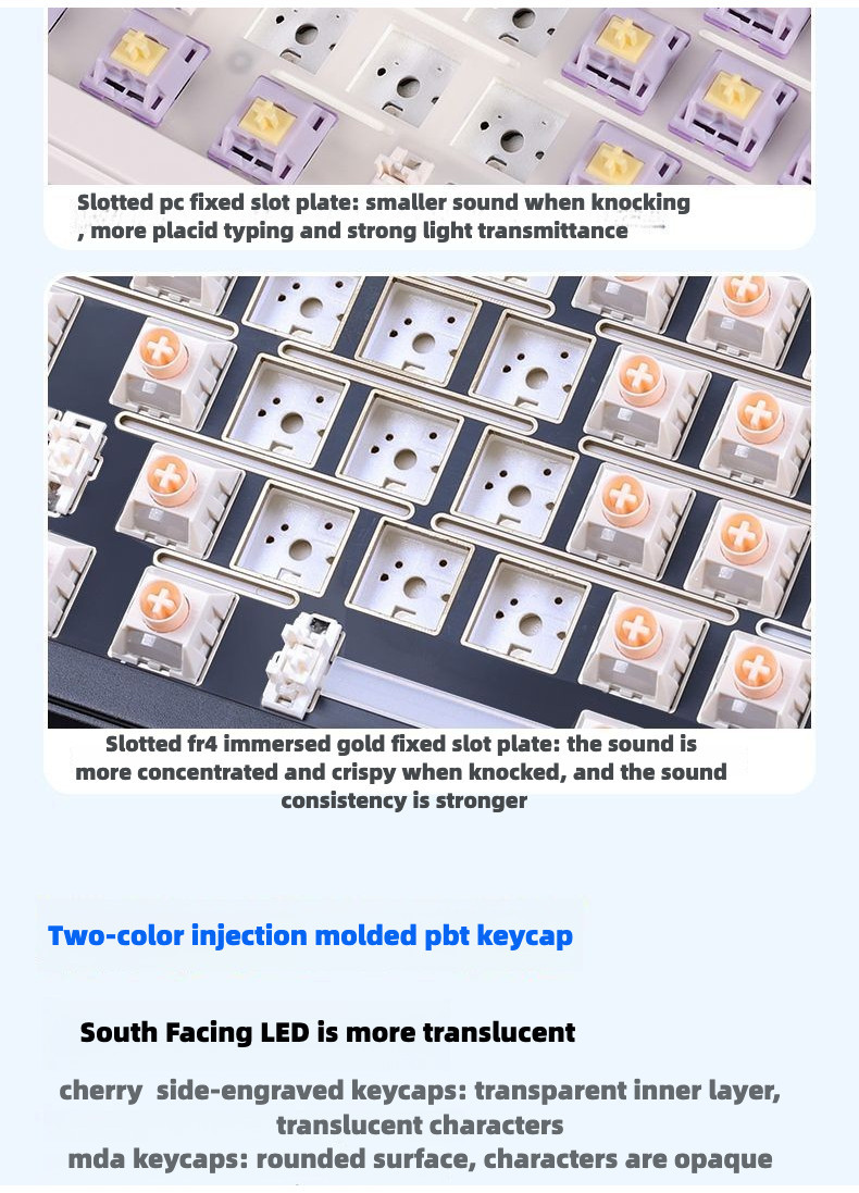 Bàn phím cơ Mchose K99 V2 full size văn phòng 3 chế độ kết nối, có tạ, RGB, Led viền, siêu ngon ...