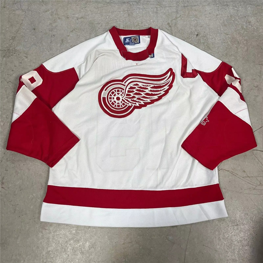 Retro Detroit Red Wings Yzerman Captain Starter jersey dành cho nam ...
