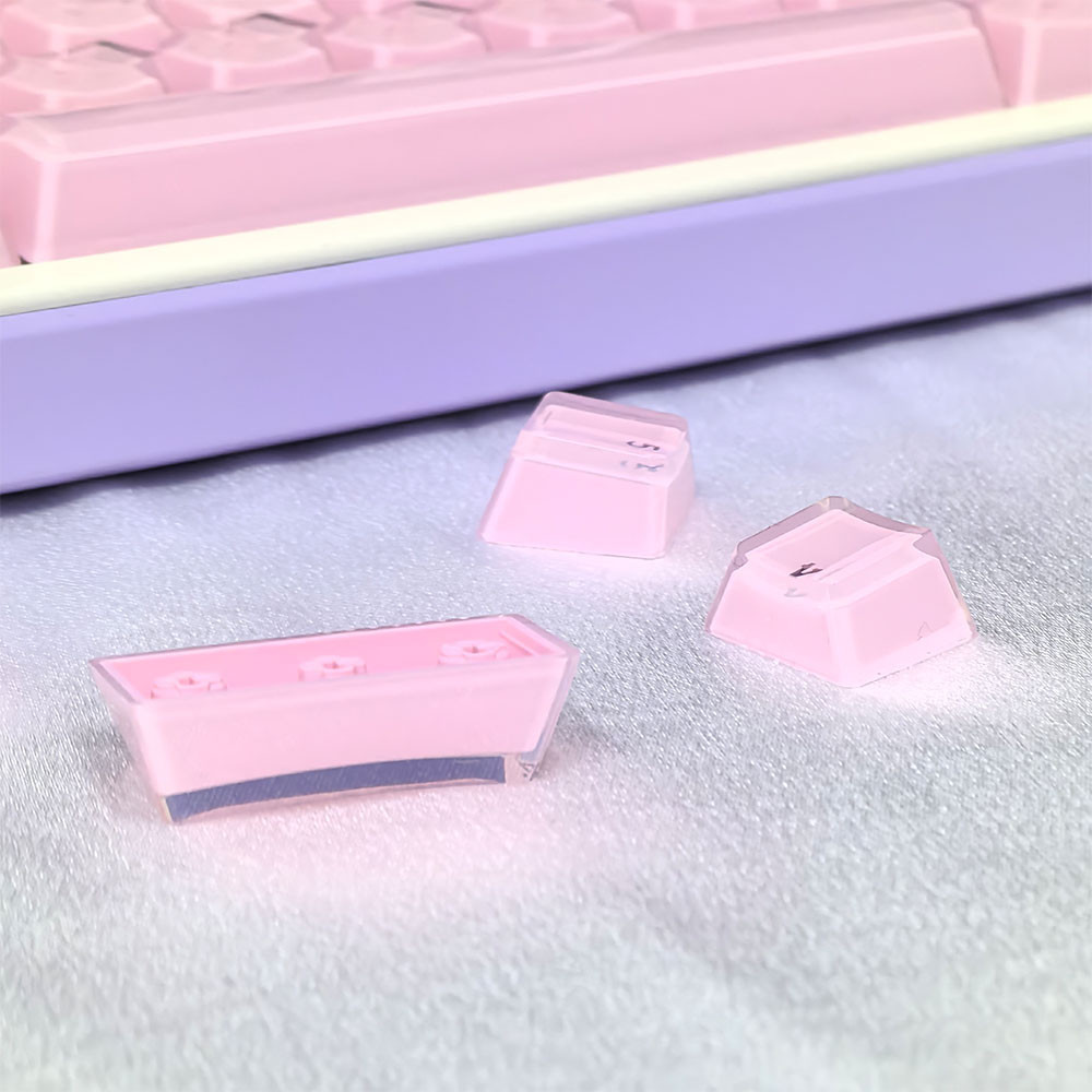 Hồng Jello Keycap 104 Phím OEM Profile PC Double Shot Light ...