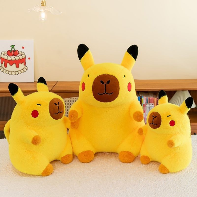 🔥Vận chuyển nhanh🐻Vui nhộn Pikachu Capybara Vui Nhộn Biến Hình Capybara ...