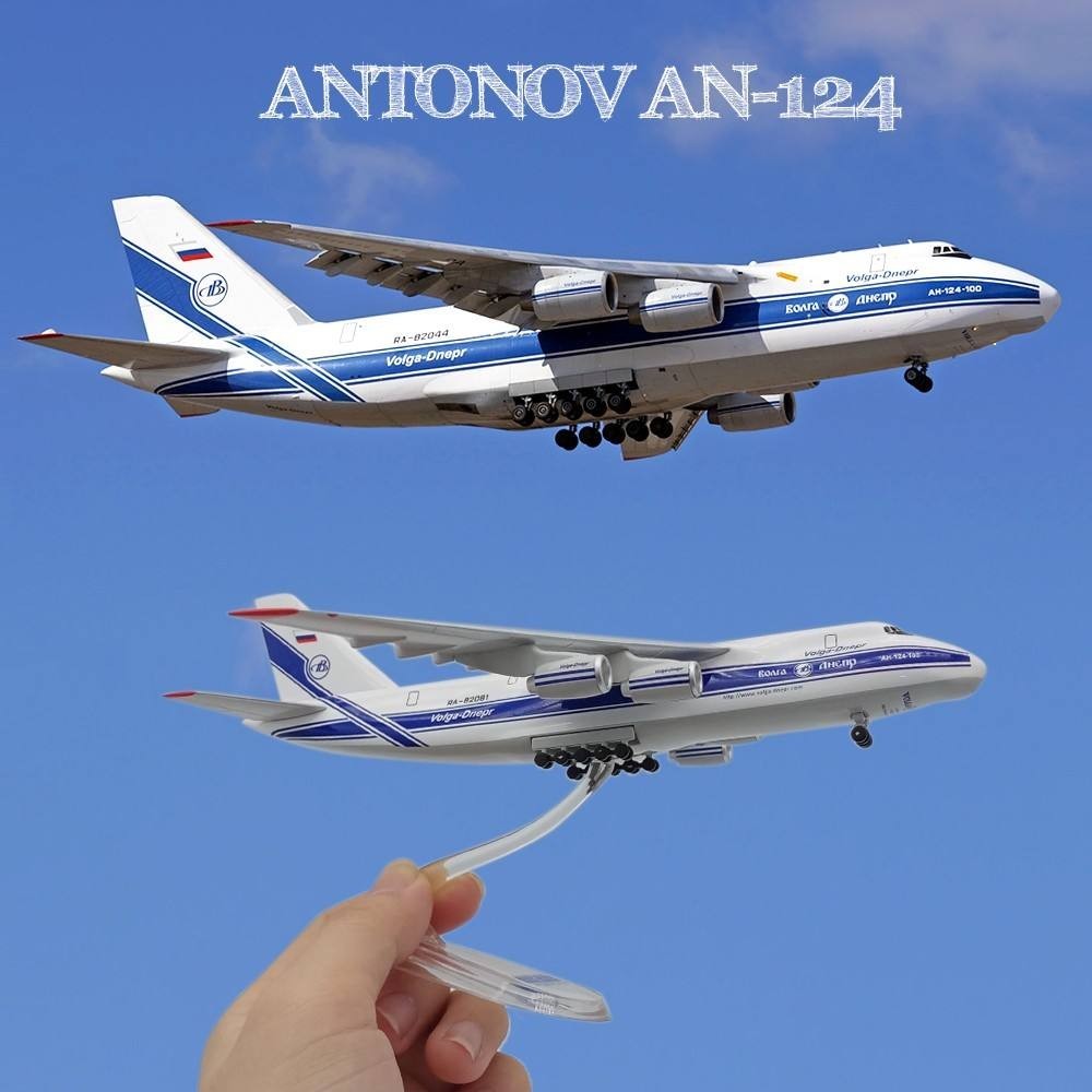( rẻ mà chất lượng) [Phòng thợ thủ công mô hình bay] Antonov An-124 Nga 1:400 mô hình trưng bày ...