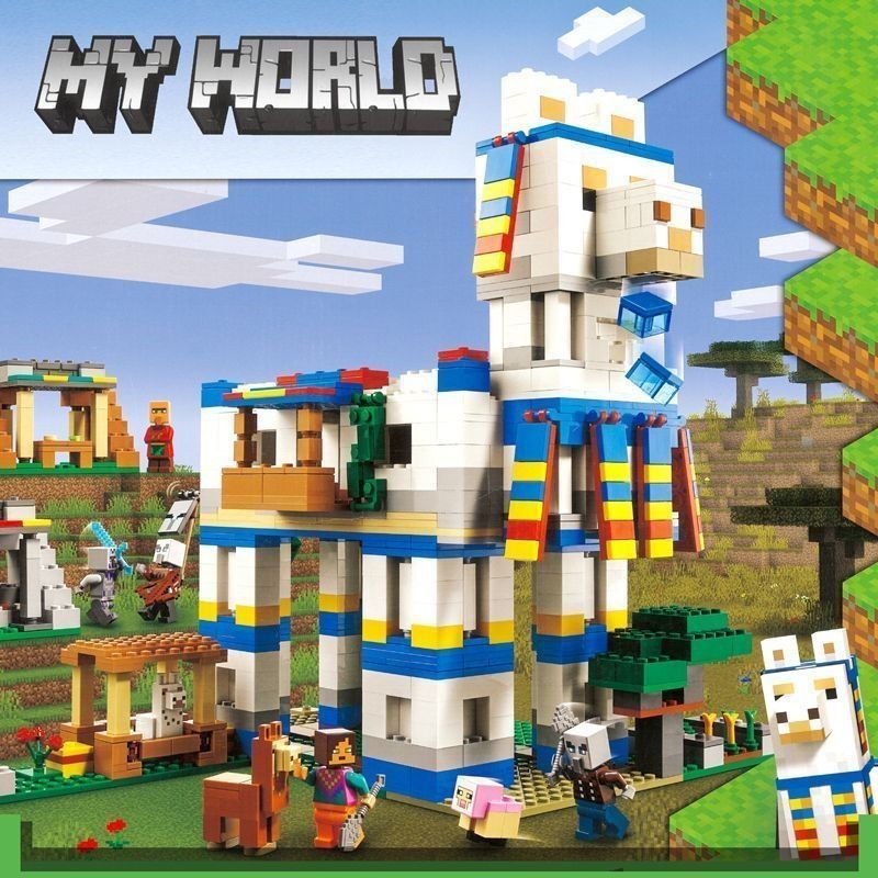 Tương thích với Làng Alpaca bằng gạch LEGO Minecraft | Shopee Việt Nam