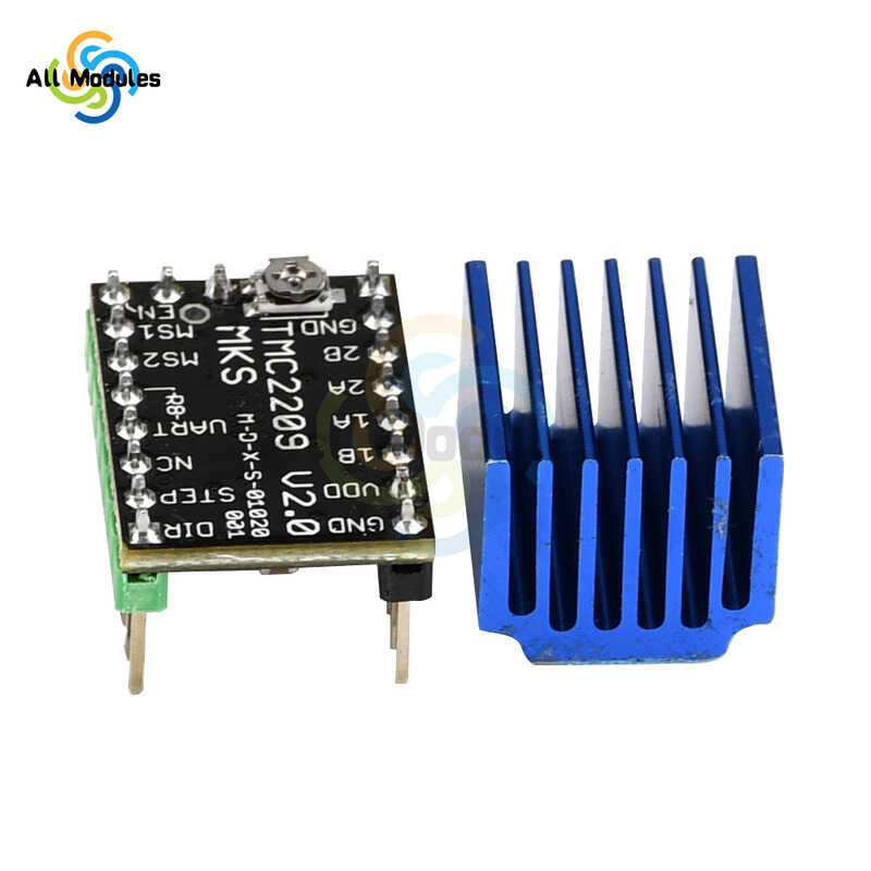 Động cơ TMC2209 StepStick Bộ phận máy in 3D 2.5A UART siêu im lặng cho ...