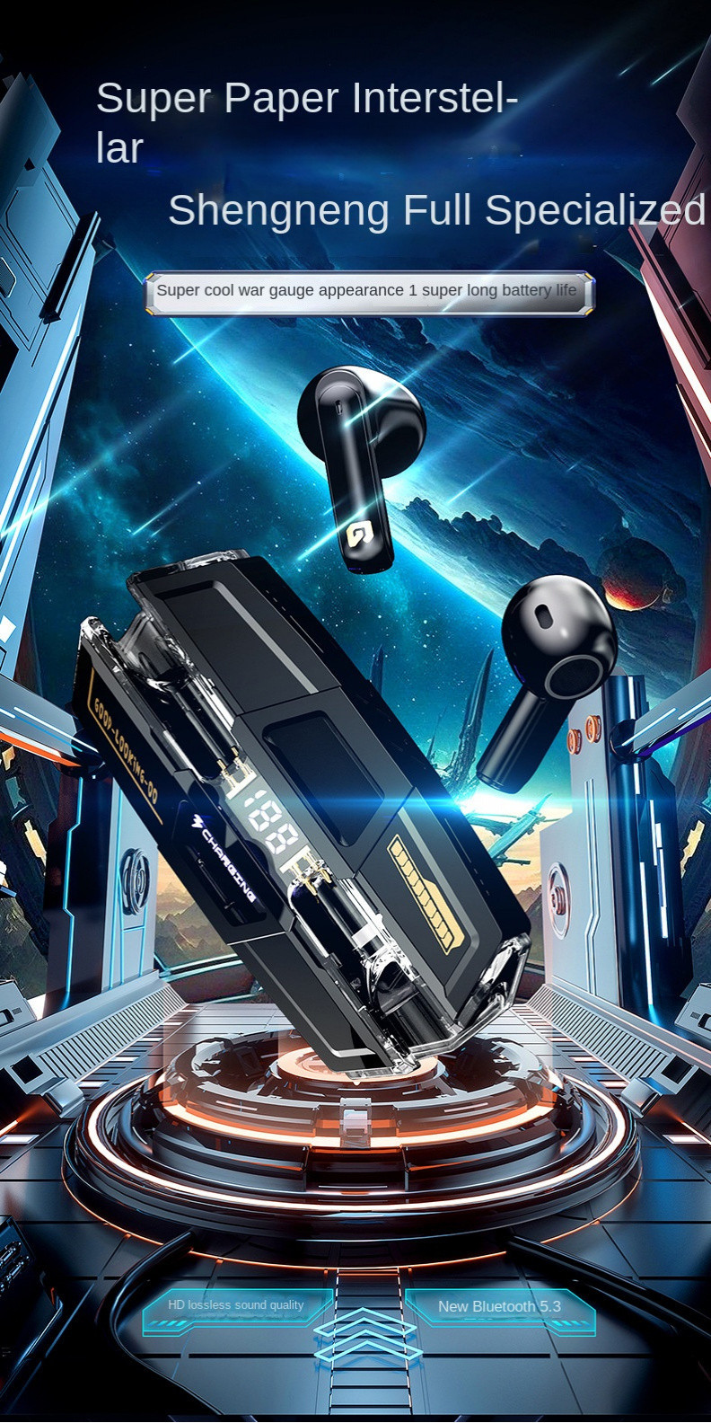 Tai nghe Bluetooth G49 giảm tiếng ồn không dây chơi game esports màn ...