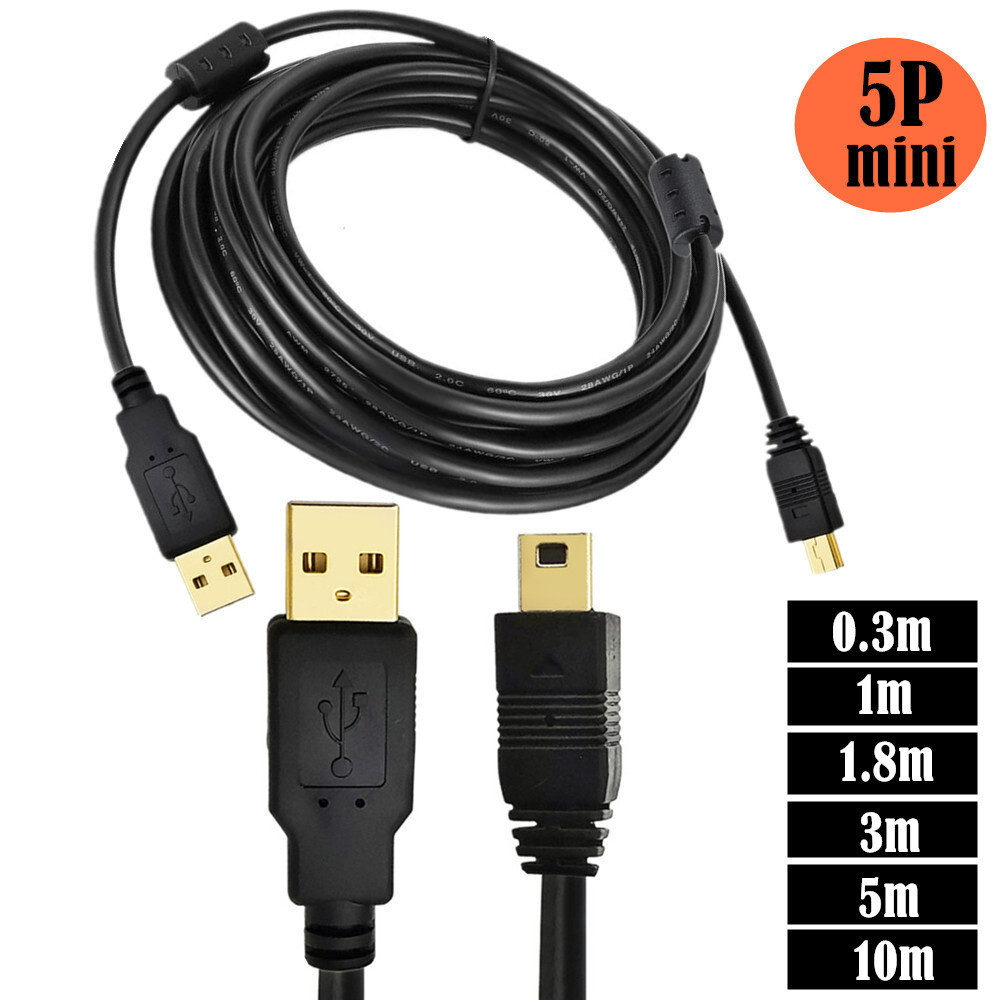 Cáp USB Mini Mini Mạ Vàng USB2.0 Loại A Sang Mini Loại B Cáp Dữ Liệu ...