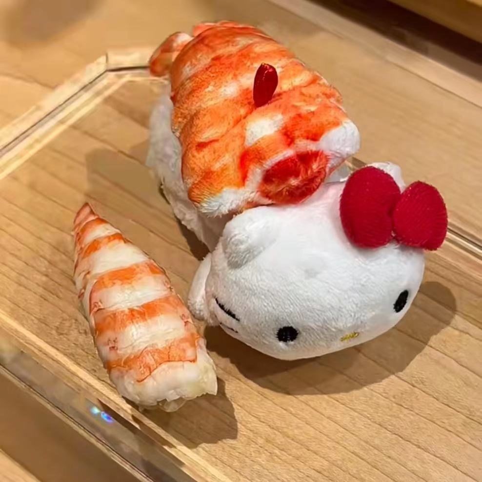 Sanrio Sushi Series Kitty Sushi Mặt dây chuyền Búp bê Búp bê Trang trí ...