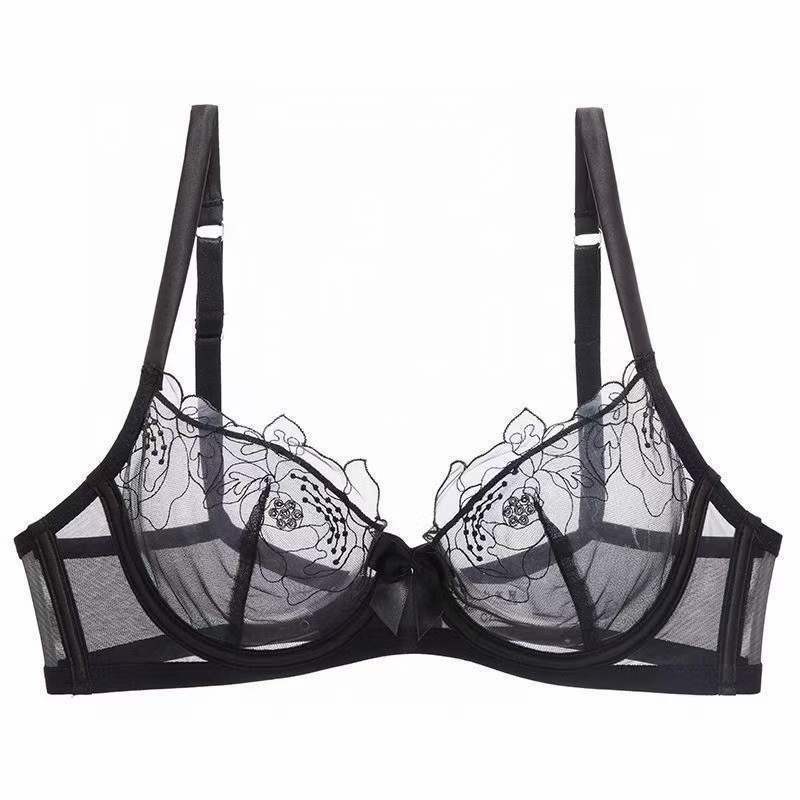 Sexy ren rõ ràng rỗng thiết kế đồ lót phong cách quyến rũ siêu mỏng Bra ...