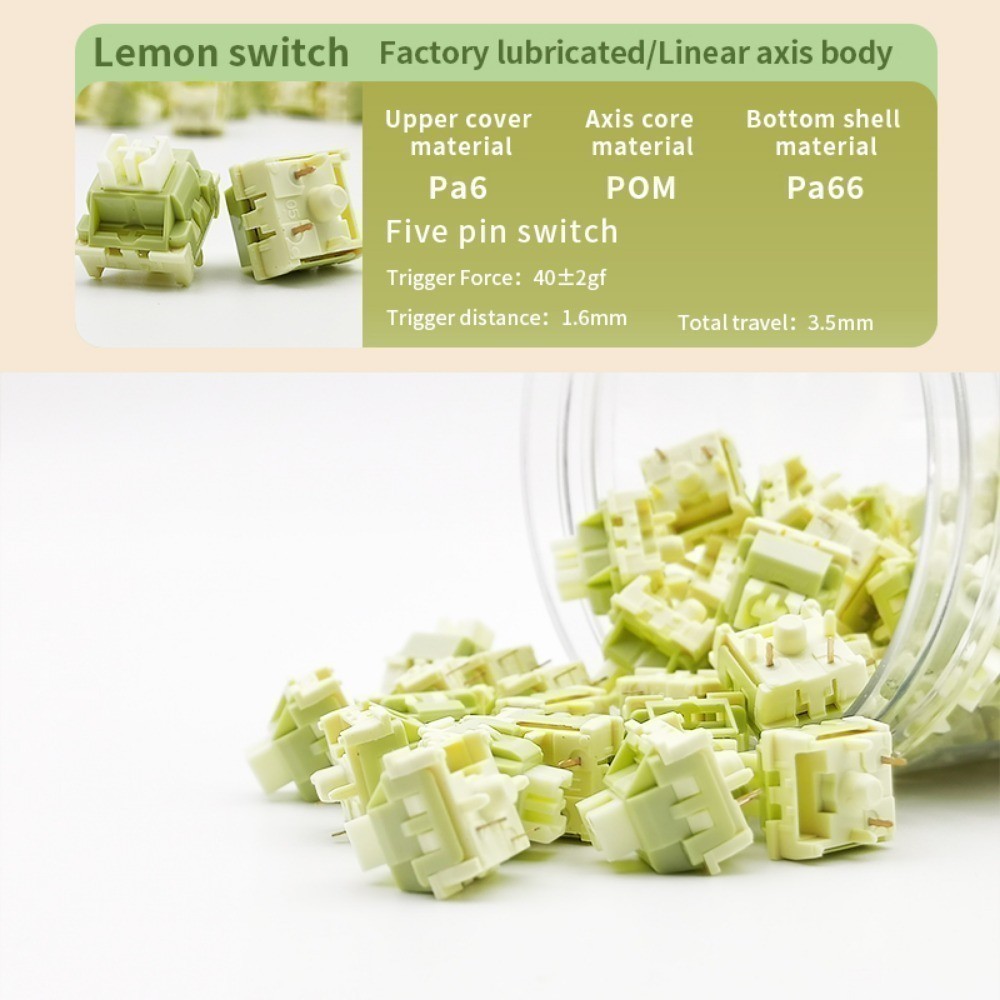Lemon Switches Mechanical Keyboard Switch Linear Công tắc chanh Công ...