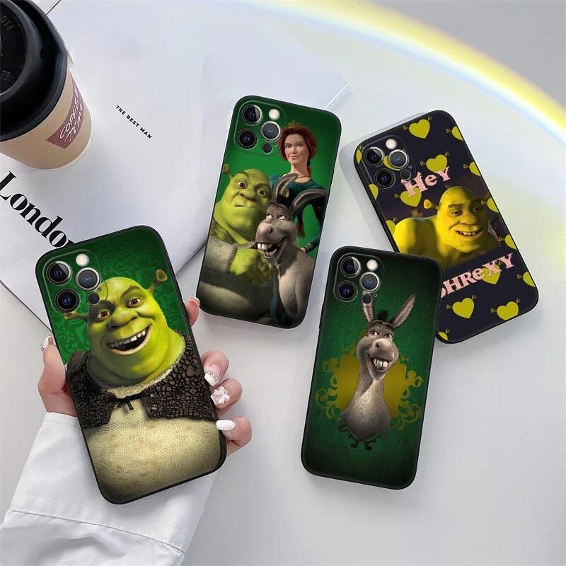 Vỏ Điện Thoại Ốp Lưng Hoạt Hình Shrek Cho Iphone 11 15 Pro Max Coque 14 ...
