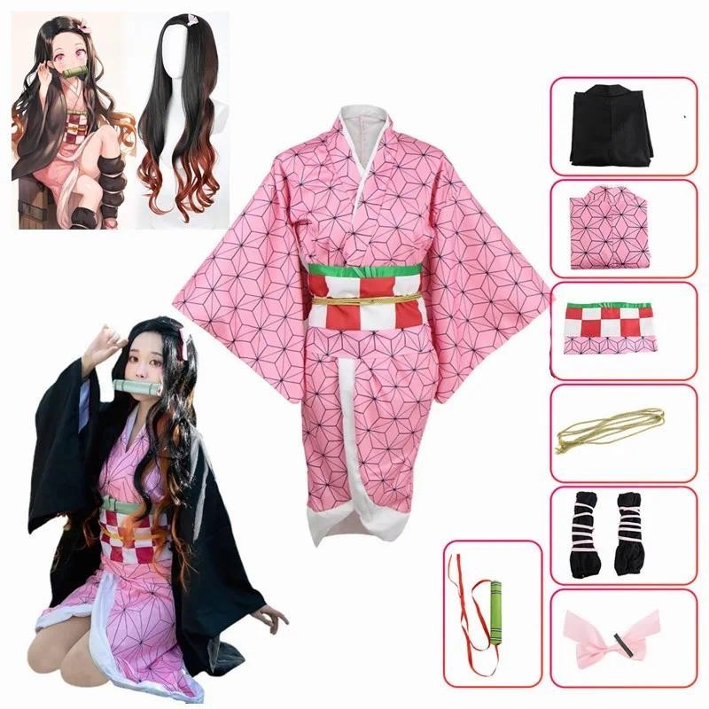 Nezuko Cosplay Anime Demon Slayer Kimetsu No Yaiba Trang Phục Hóa Trang ...