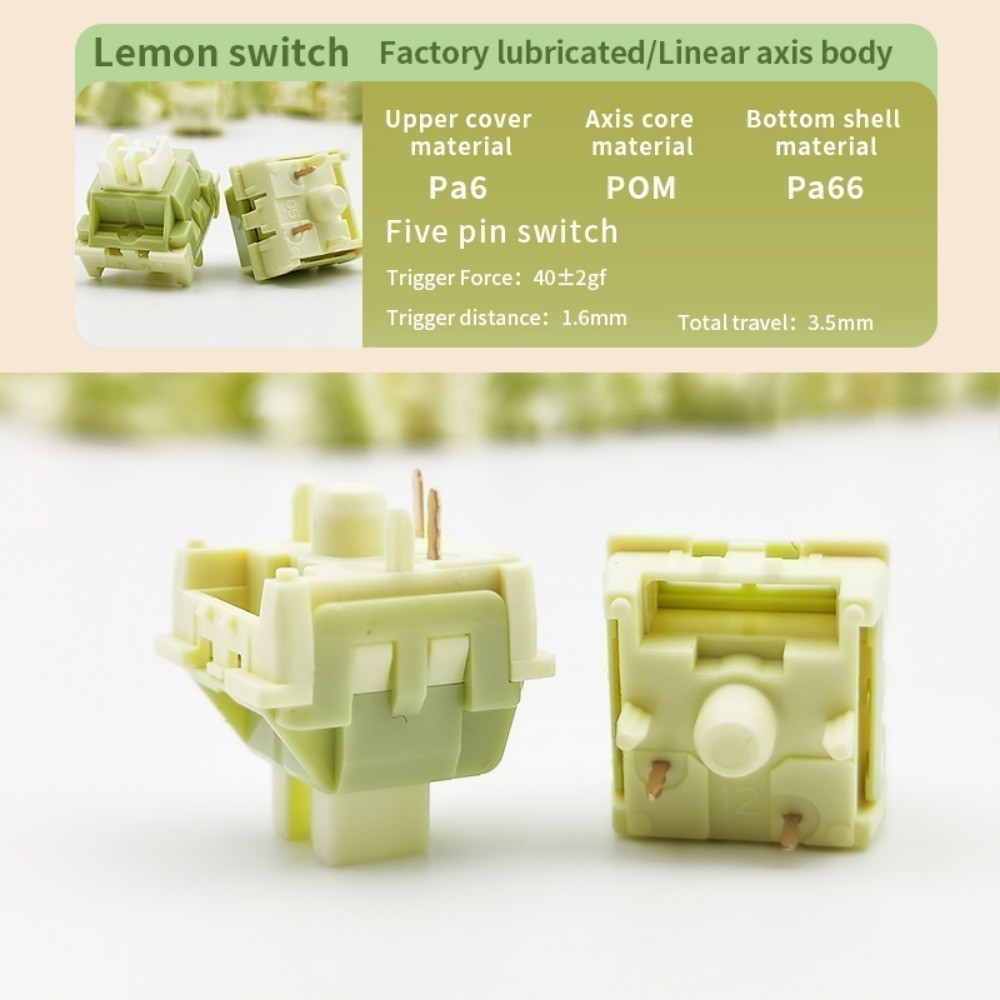 Lemon Switches Mechanical Keyboard Switch Linear Công tắc chanh Công ...