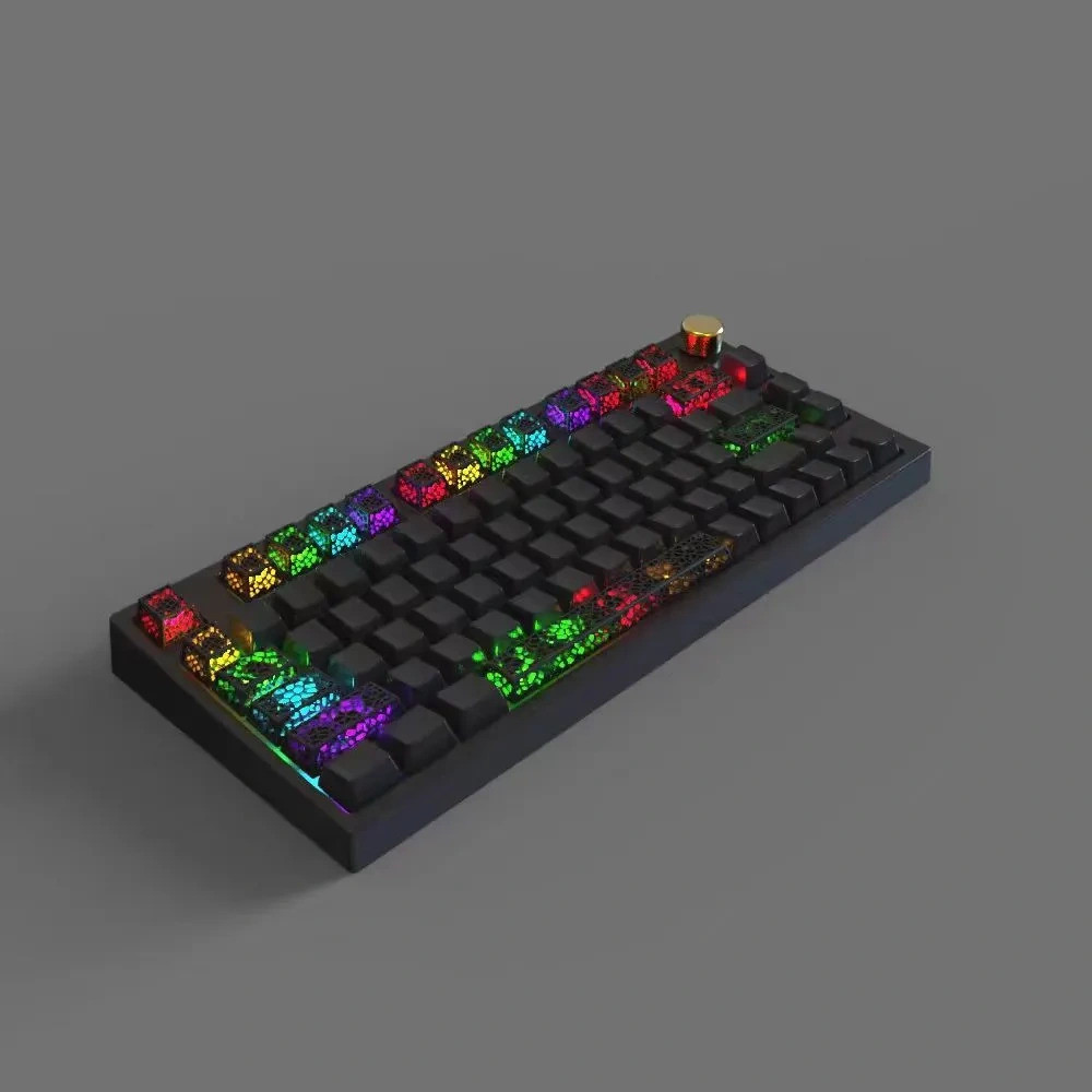 [Meow.Sensei] Keycap in 3D Minecraft Ore Hollow Game Key Translucent ...