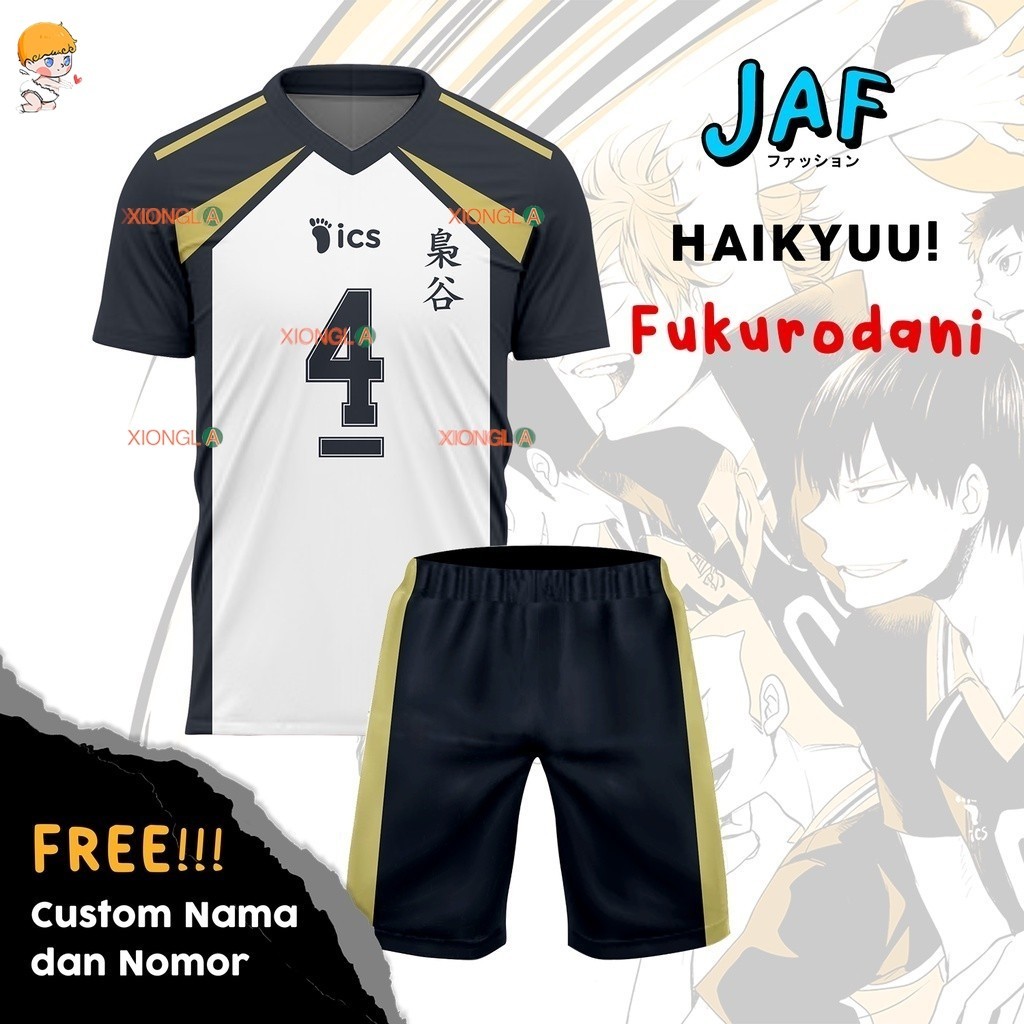 Jersey Anime Voli Haikyuu Fukurodani Cosplay Kotaro Bokuto Người Lớn Và ...
