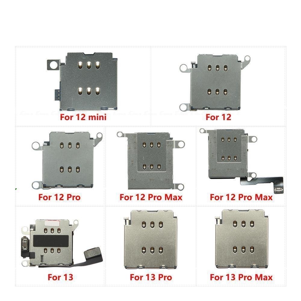 Sim Khay Khe Cắm Giá Đỡ Đầu Đọc Cho IP 13 12 mini 12 Pro Max Khay Khe ...