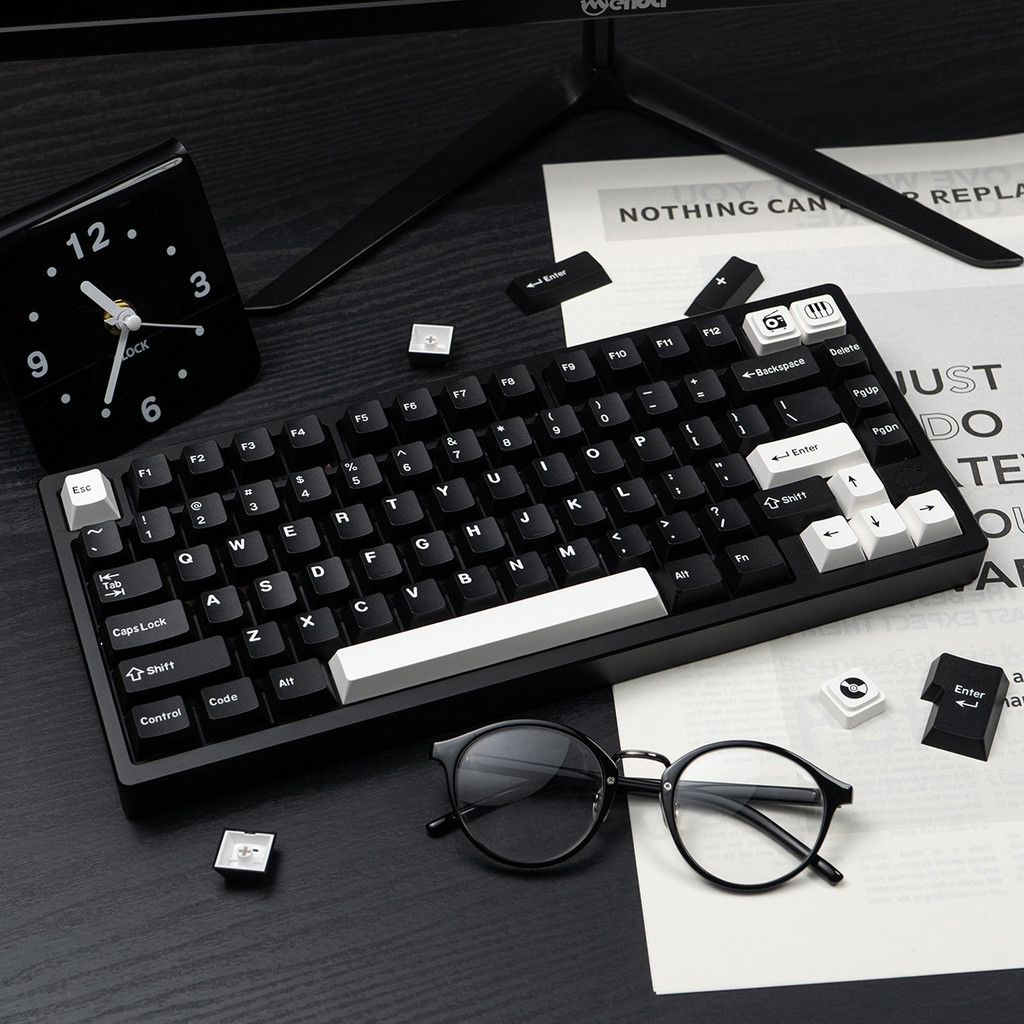 Keygenius PBT double Shot Keycaps WOB BOW EVA Rome cherry profile ...