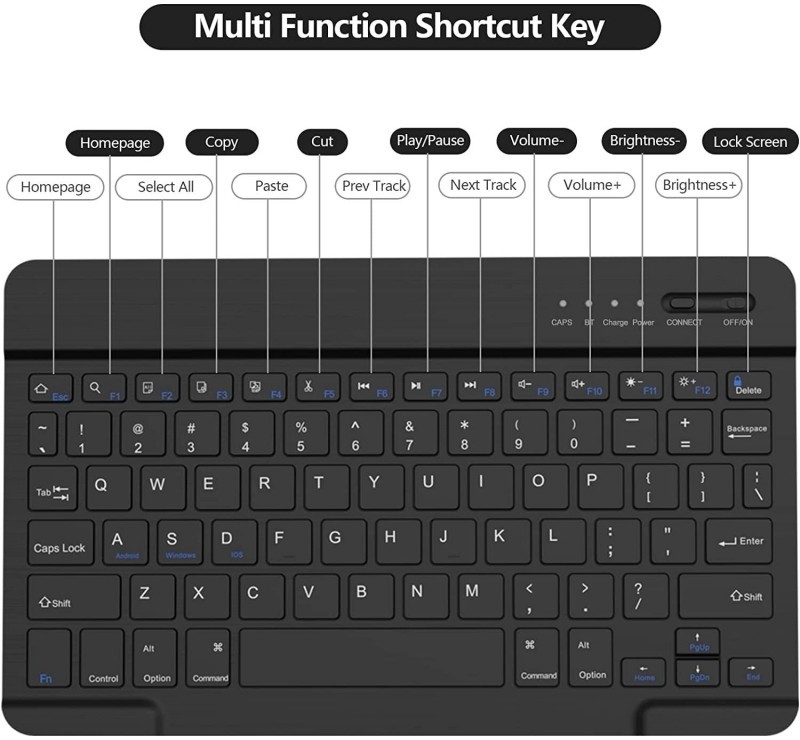 Nixxos Dành Cho Samsung Galaxy Tabs Bao Da Có Bàn Phím Bluetooth Tích ...
