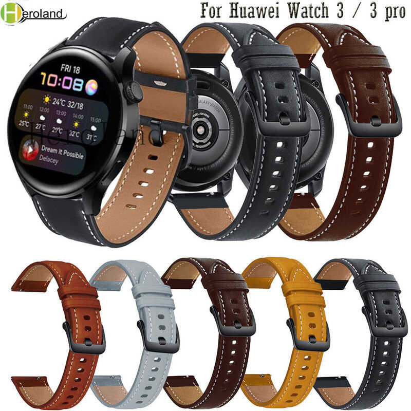 Đồng hồ da Thích hợp cho Huawei Watch 3/3 pro/GT 2 pro/GT2 46mm Vòng đeo tay thông minh Ph ...