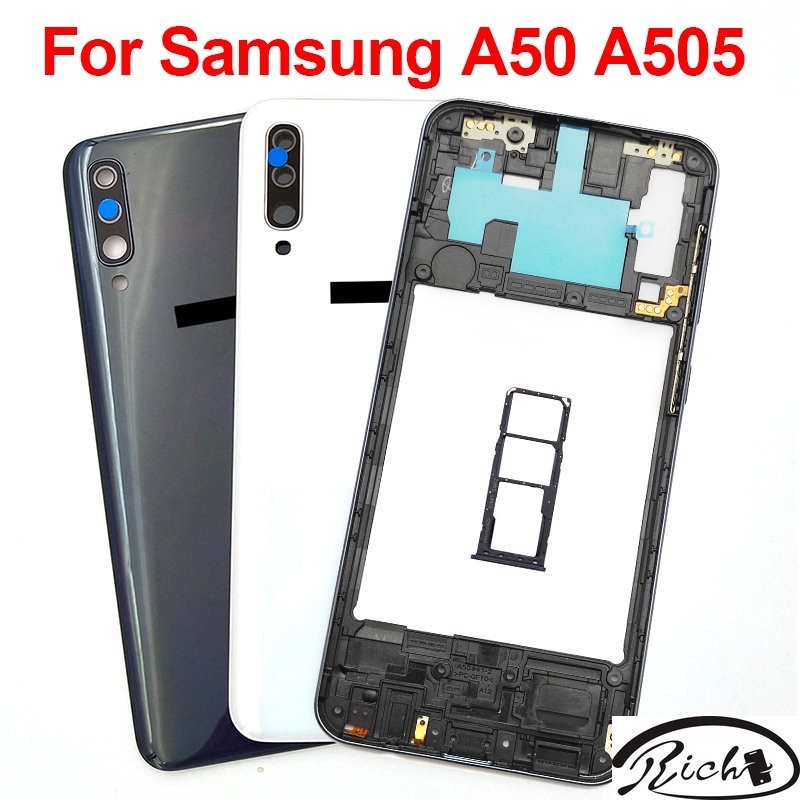 Khung Giữa Cho Samsung Galaxy A50 2019 A505 SM-A505F Nhà Ở Khung Giữa ...