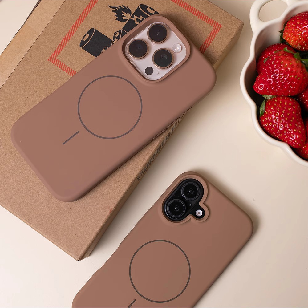 Ốp lưng từ tính silicon lỏng sa mạc vàng cho iPhone 11 13 14 15 16 Pro ...