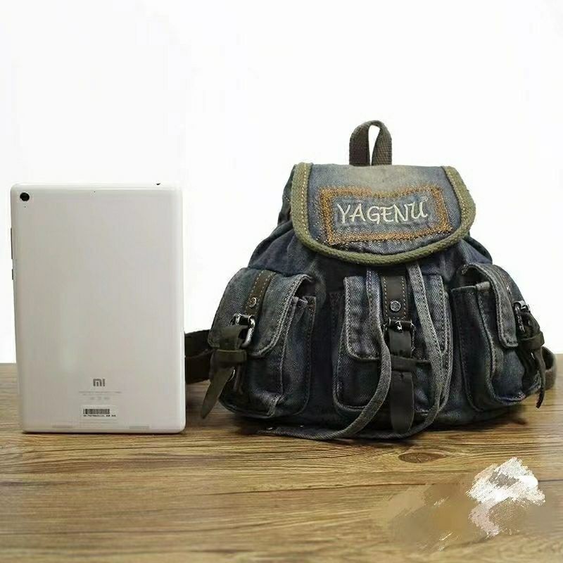 Ba Lô Phong Cách Mới Mini Ba Lô Nữ Retro Hoài Cổ Denim Thời Trang Túi ...