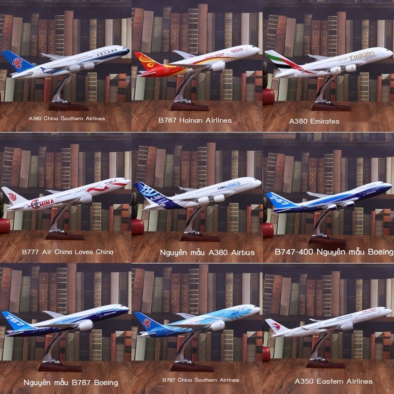 HOT- [ Ảnh thật ] Mô hình máy bay mô phỏng Airbus A380 China Southern ...