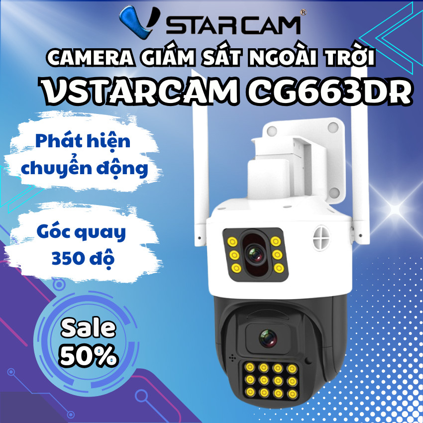 Camera Hai Mắt Vstarcam CG663DR Full HD Kết Nối App Sử Dụng Sim 4g Theo Dõi 2 Mắt Cam | Shopee ...