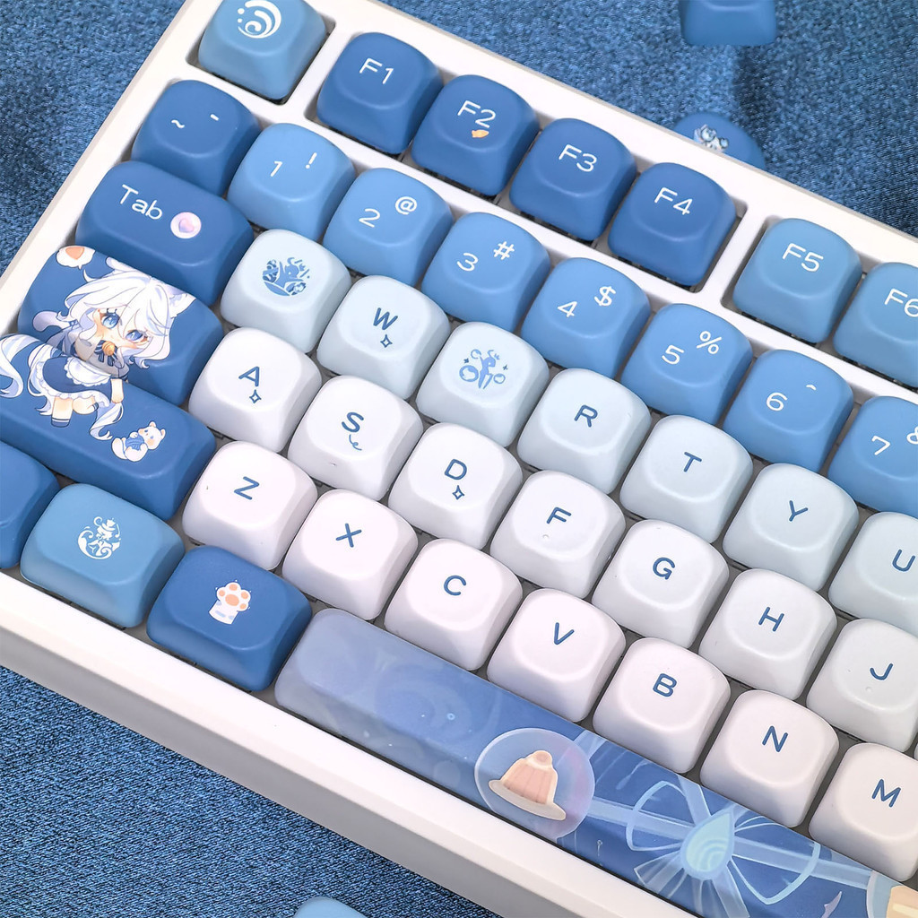 Furina Meow Genshin Impact Original Keycap MOA Profile Bàn phím cơ ...