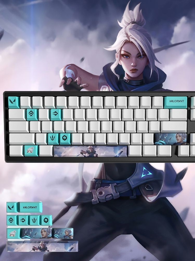 Keycaps Mới Chủ Đề Cá Tính Hợp Đồng Fearless Keycap Jetwin 10 Phím ...