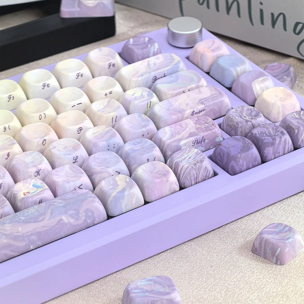 Nàng Tiên Cá Keycap Anh Đào / MOA Hồ Sơ 136 Phím PBT Nhuộm Thăng Hoa ...