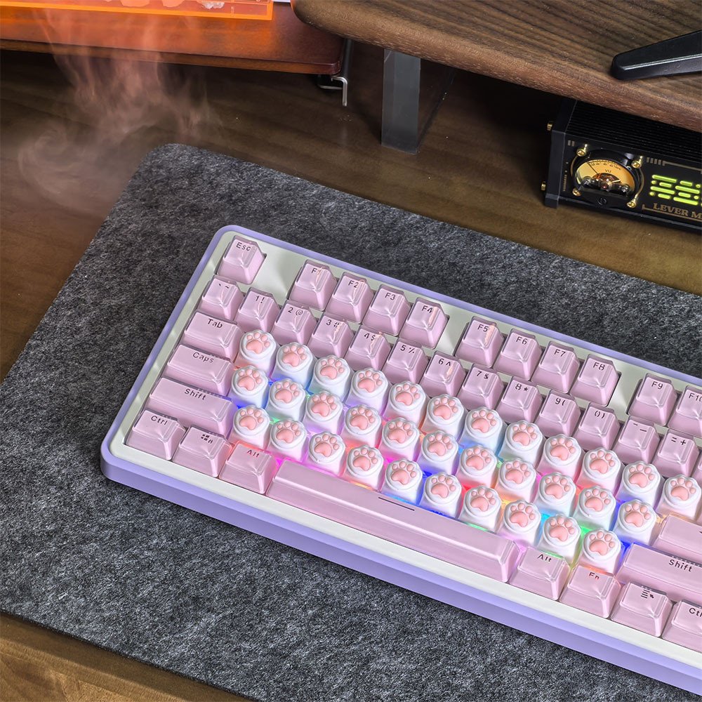 Pink Cat Paw Keycap Bàn Phím Cơ DIY Keycaps Sáng Tạo Hoạt Hình Siêu Dễ ...