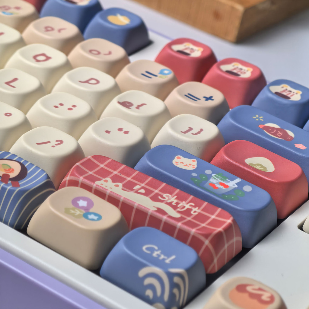 Pháo hoa Keycap MOA Profile 120 + Phím PBT Dye Thăng hoa MAD 68 Aula ...