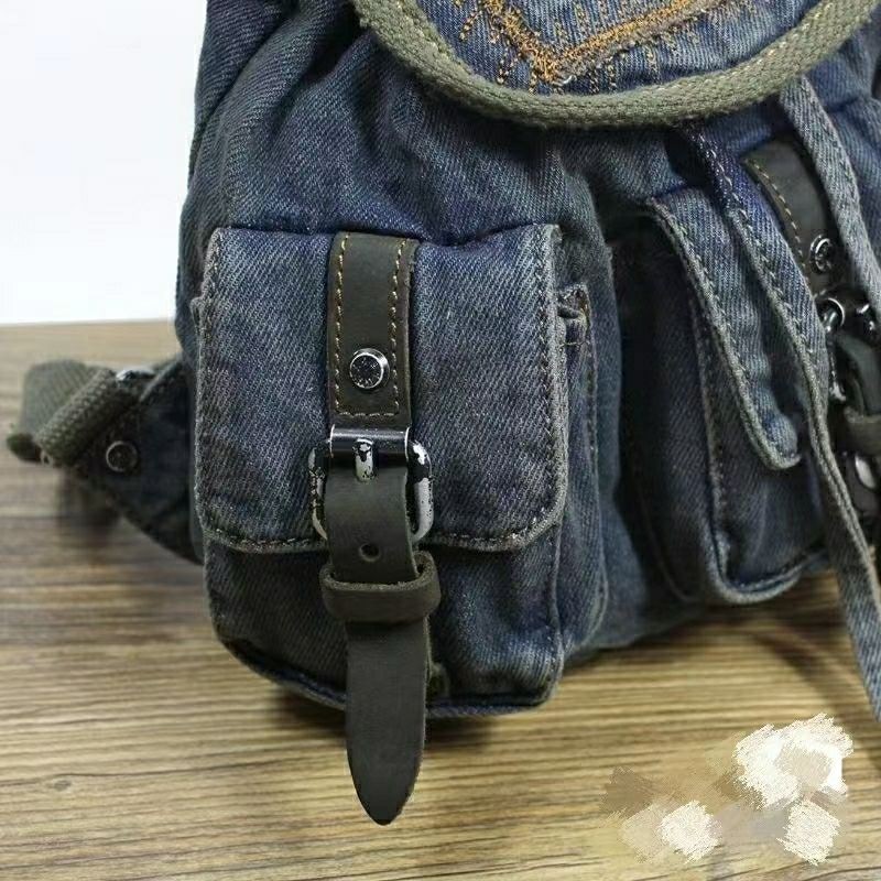 Ba Lô Phong Cách Mới Mini Ba Lô Nữ Retro Hoài Cổ Denim Thời Trang Túi ...
