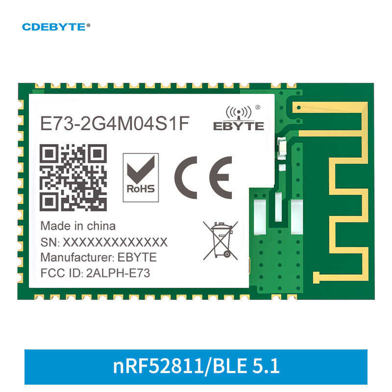 Mô-đun Bluetooth nRF52811 2.4GHz BLE5.1 Ebyte E73-2G4M04S1F Ăng-ten PCB SOC SMD Bộ thu phát ...