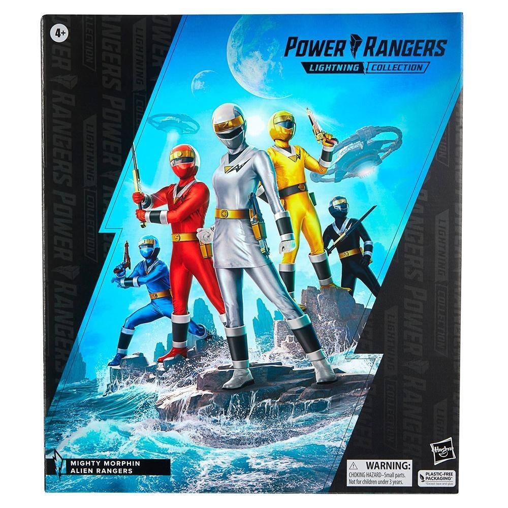 Hasbro Power Rangers Lightning Collection 5-Pack Alien Rangers 6 Inch ...