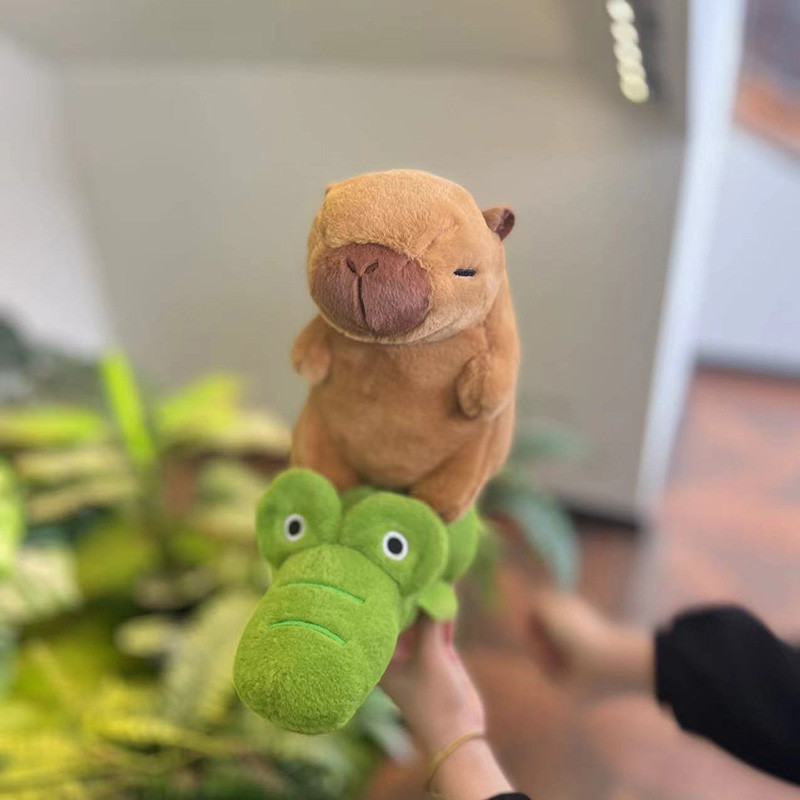 Capybara Gấu Teddy Rides Creative 2 TRONG 1 Cá Sấu Capybara Plush ...